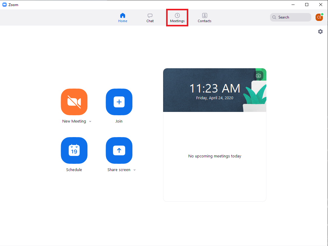 How to join or view a scheduled meeting in Zoom - TCSP