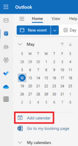 How to add a shared calendar to the Outlook Web App (OWA) - TCSP